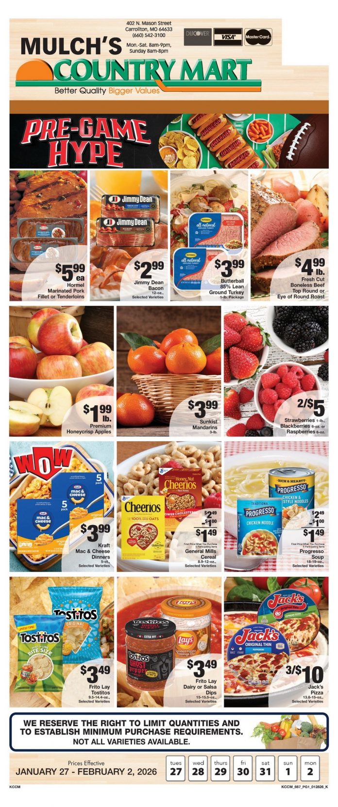 Country Mart Weekly Ad Jan 26 – Feb 02, 2026