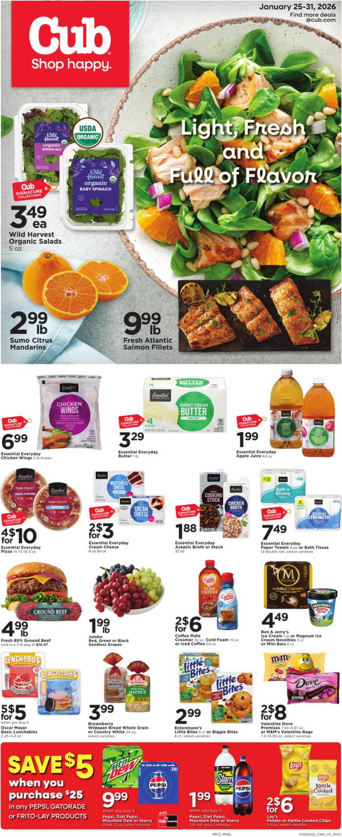 Cub Foods Weekly Ad Jan 25 – Jan 31, 2026