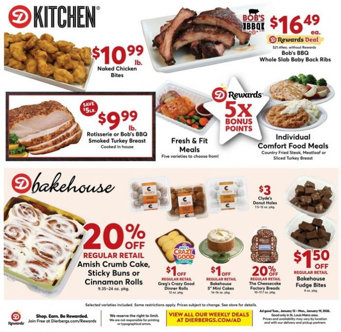 Dierbergs Markets Weekly Ad Jan 13 – Jan 19, 2026