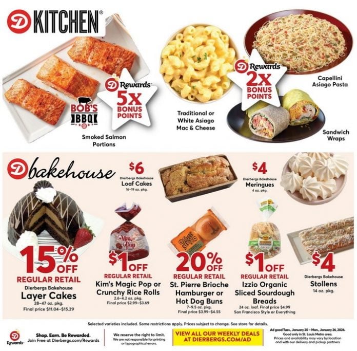 Dierbergs Markets Weekly Ad Jan 20 – Jan 26, 2026