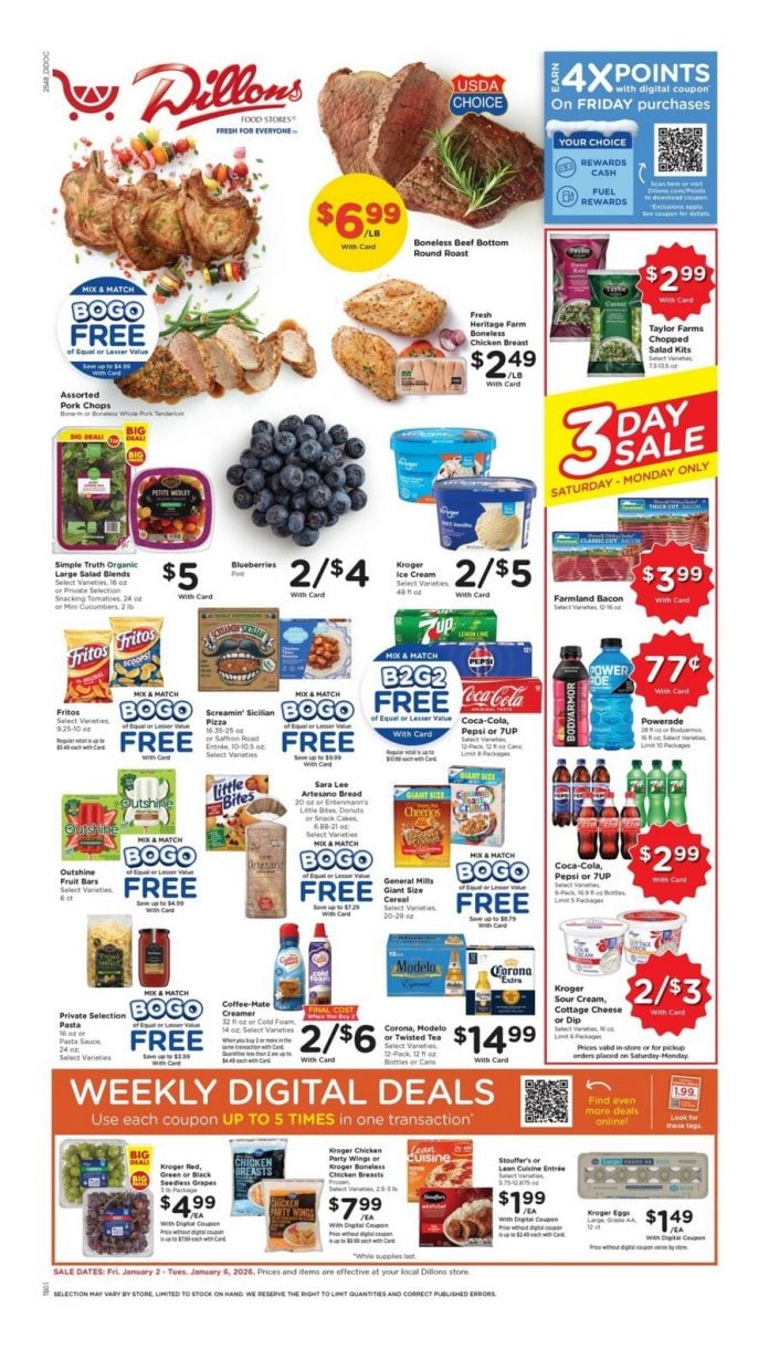 Dillons Weekly Ad Jan 02 – Jan 06, 2026