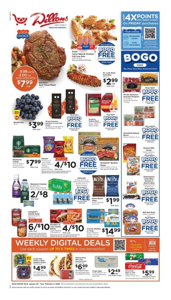 Dillons Weekly Ad Jan 28 – Feb 03, 2026 (Valentine's Day Promotion ...