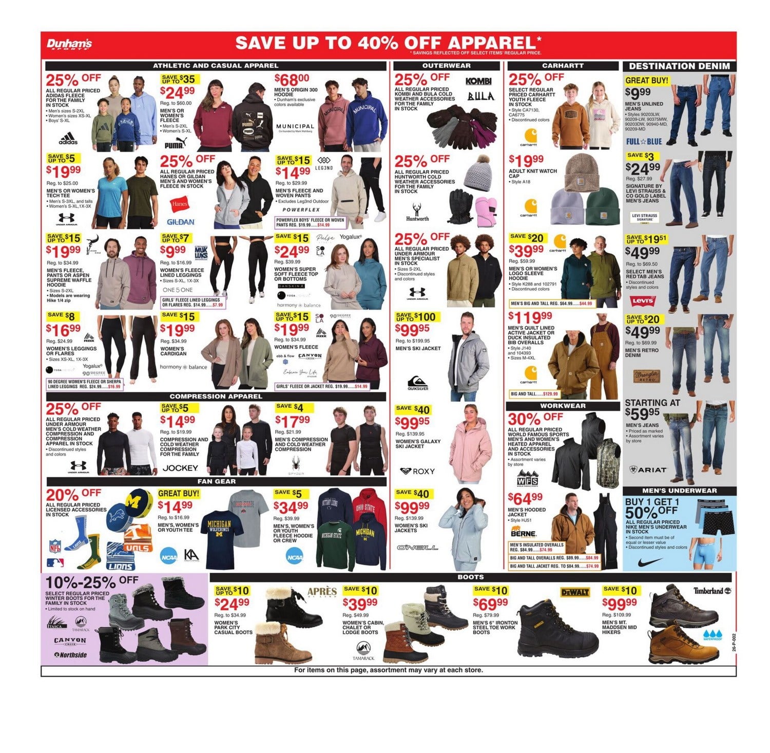 Dunham's Sports Weekly Ad Jan 16 – Jan 22, 2026
