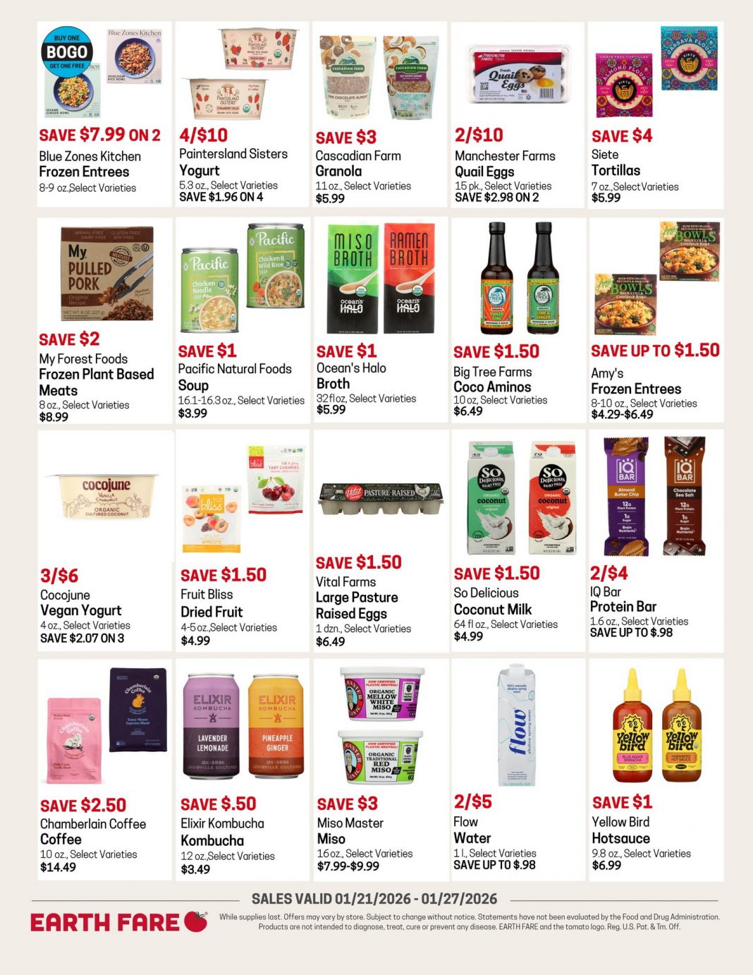 Earth Fare Weekly Ad Jan 21 – Jan 27, 2026