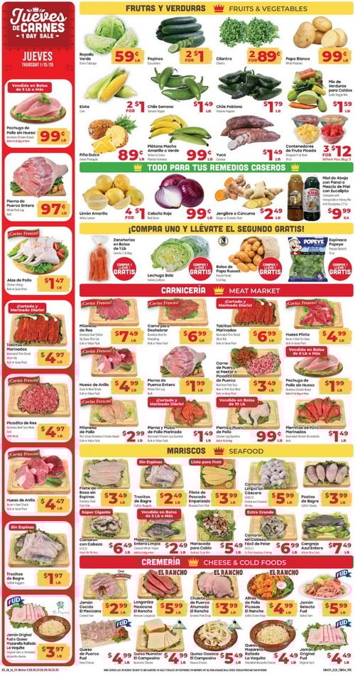 El Rancho Weekly Ad Jan 14 – Jan 20, 2026