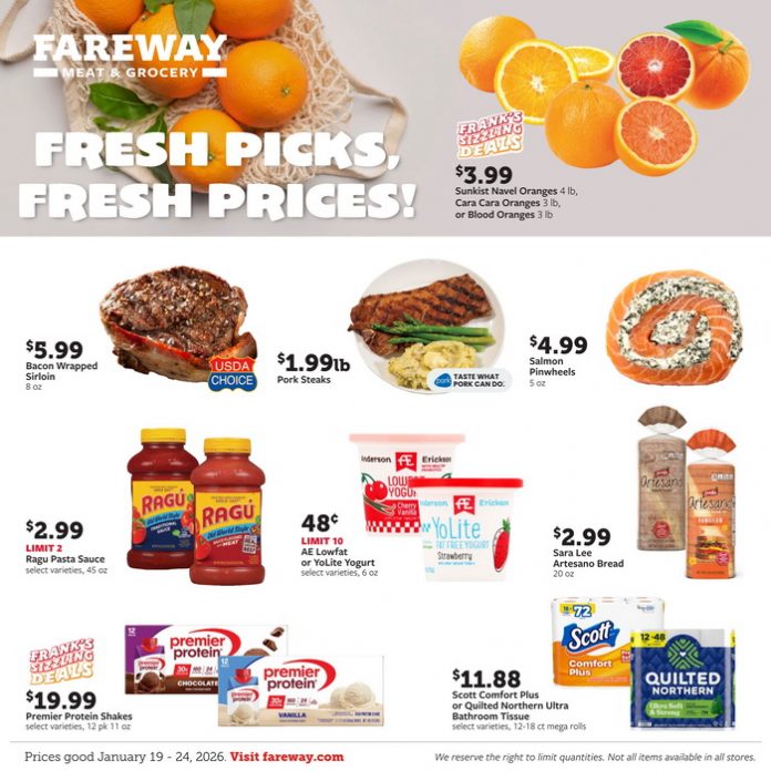 Fareway Weekly Ad Jan 19 – Jan 24, 2026