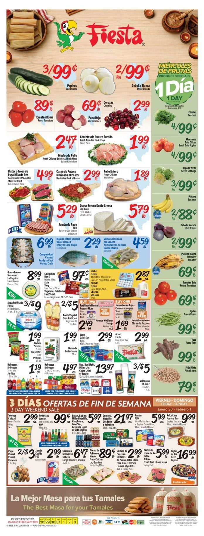 Fiesta Mart Weekly Ad Jan 28 – Feb 03, 2026