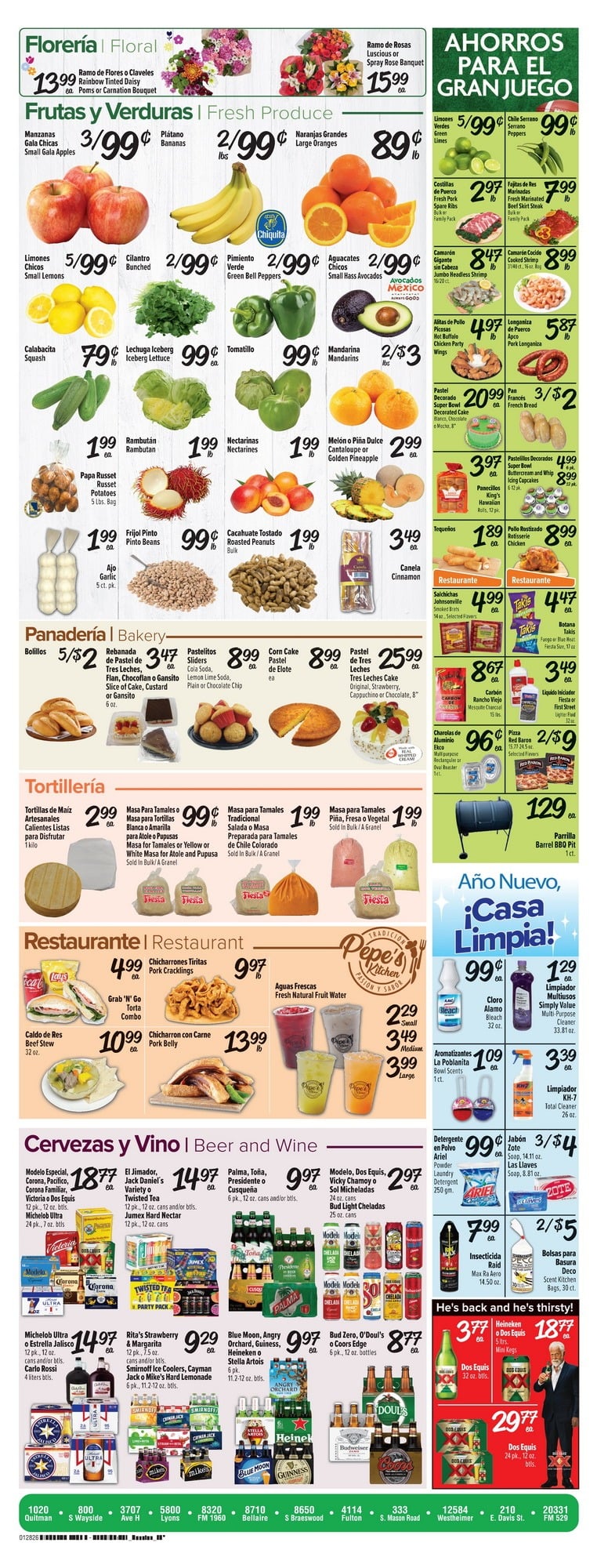 Fiesta Mart Weekly Ad Jan 28 – Feb 03, 2026