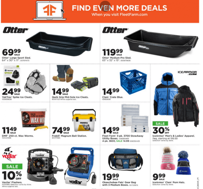 Fleet Farm Weekly Ad Jan 19 – Jan 25, 2026