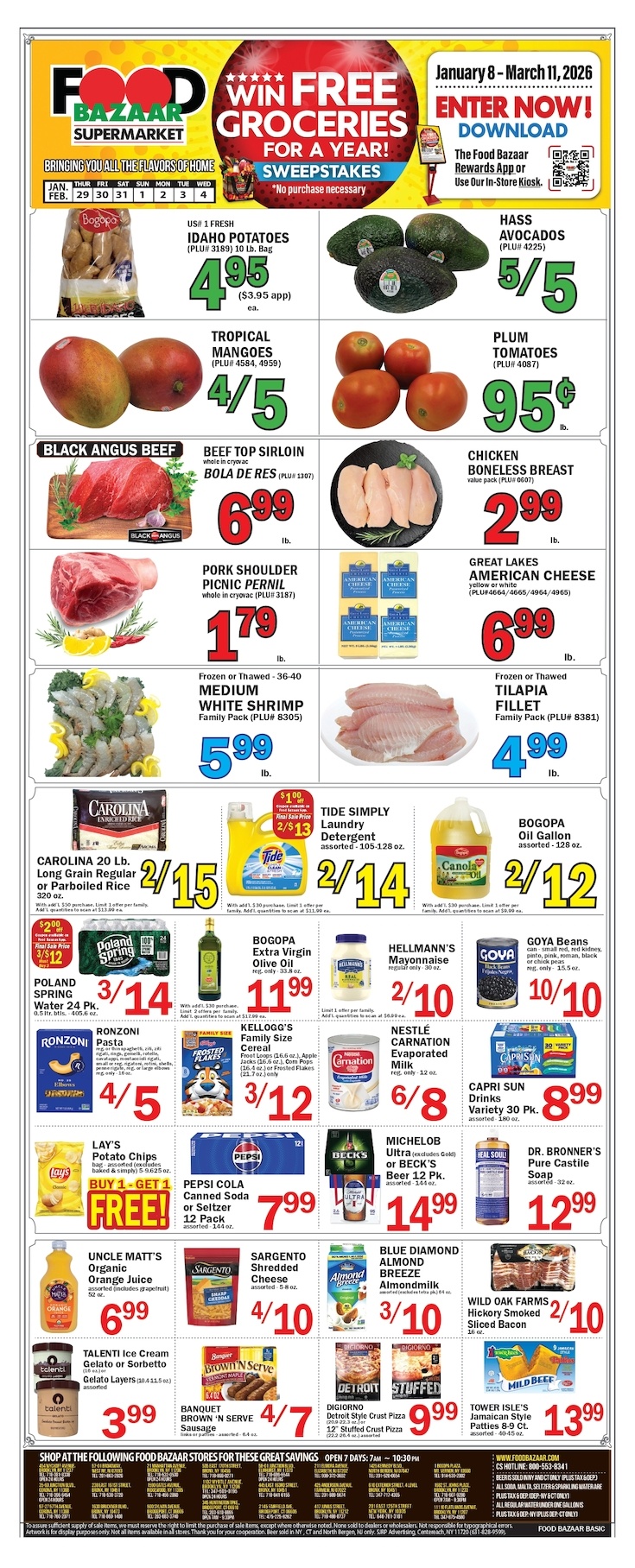 Food Bazaar Weekly Ad Jan 29 – Feb 04, 2026