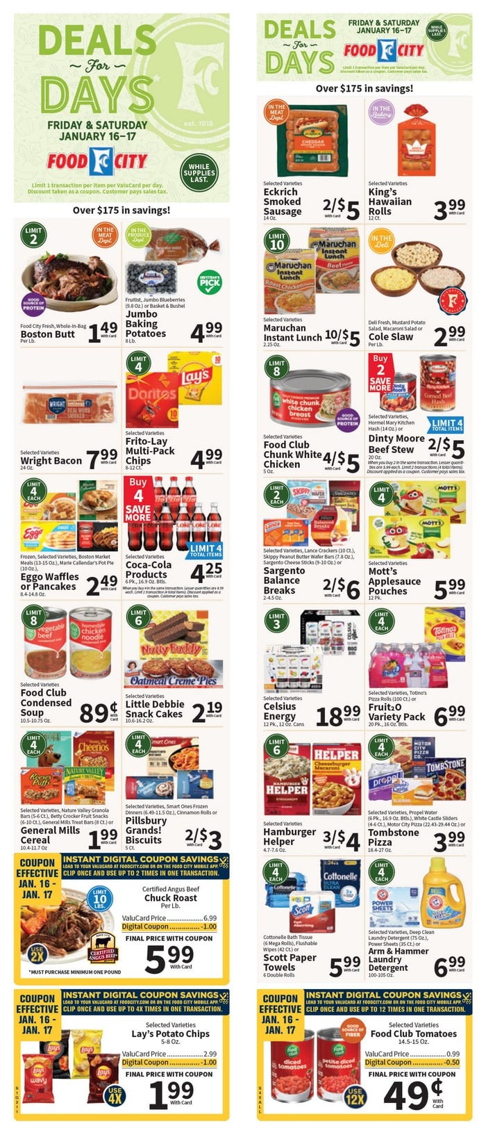 Food City Weekly Ad Jan 14 – Jan 20, 2026