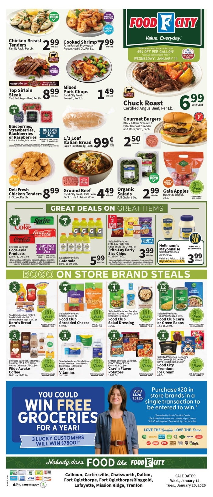 Food City Weekly Ad Jan 14 – Jan 20, 2026