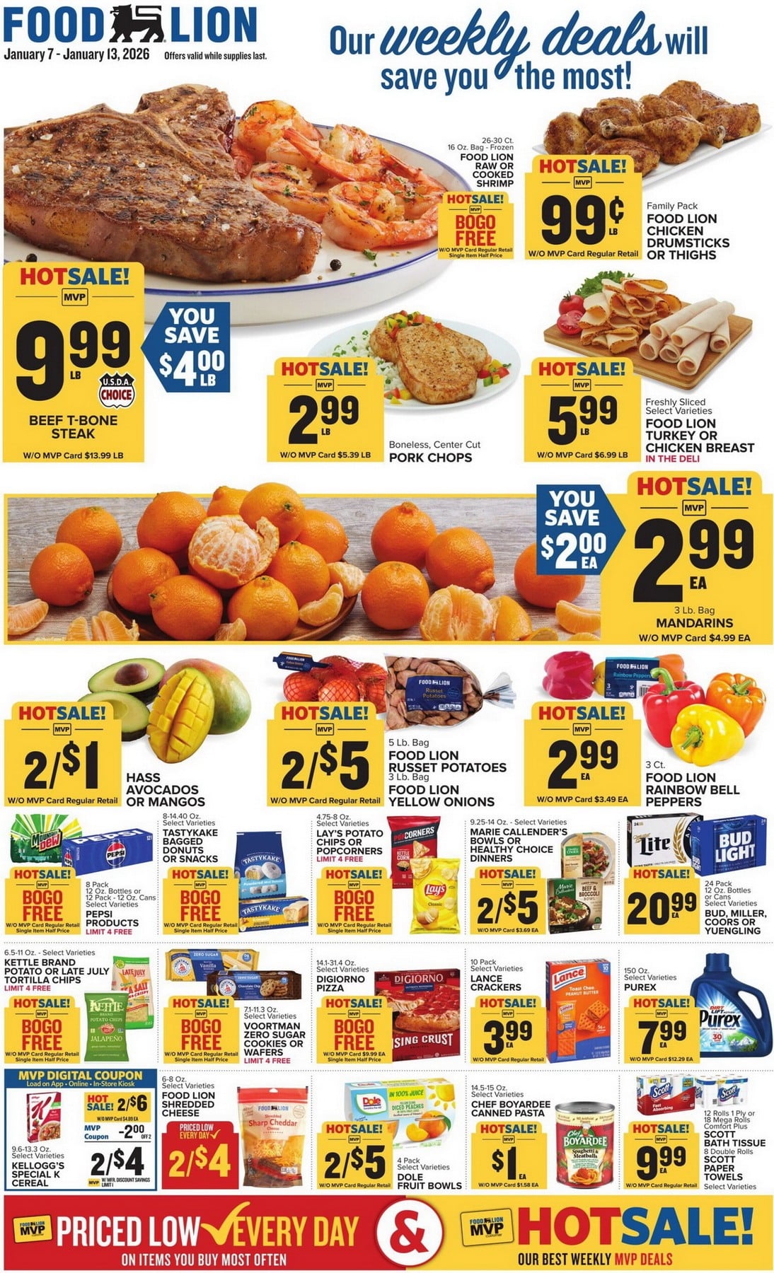 Food Lion Weekly Ad Jan 07 – Jan 13, 2026