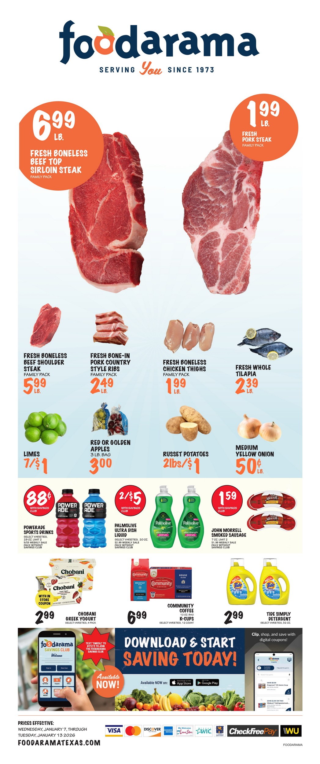 Foodarama Weekly Ad Jan 07 – Jan 13, 2026