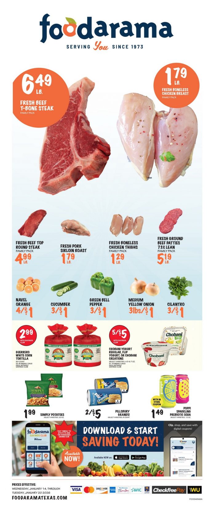 Foodarama Weekly Ad Jan 14 – Jan 20, 2026