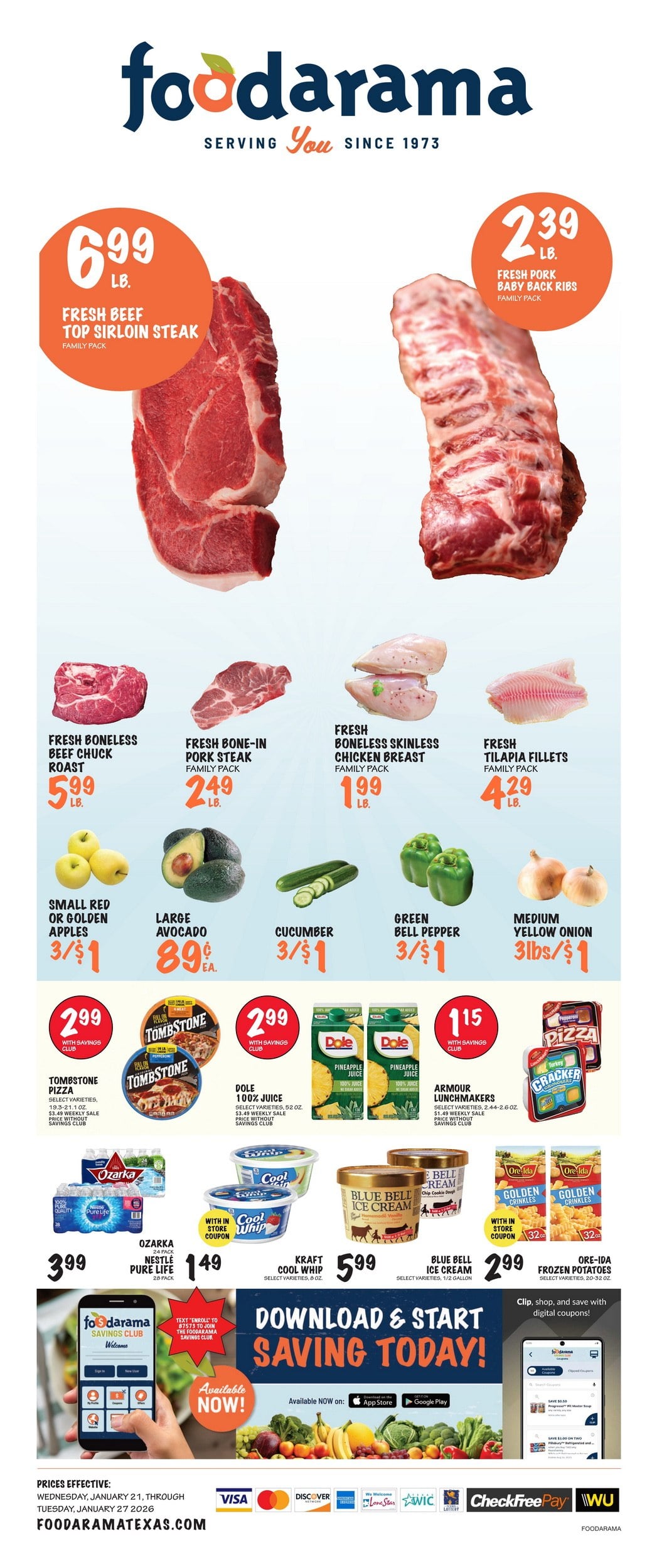 Foodarama Weekly Ad Jan 21 – Jan 27, 2026