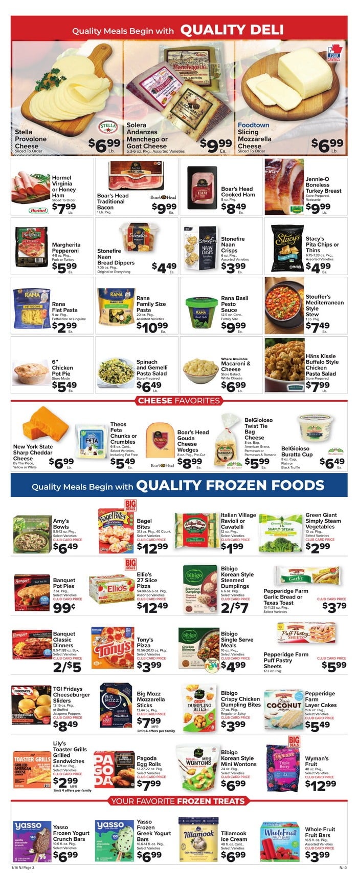 Foodtown Weekly Ad Jan 16 – Jan 22, 2026