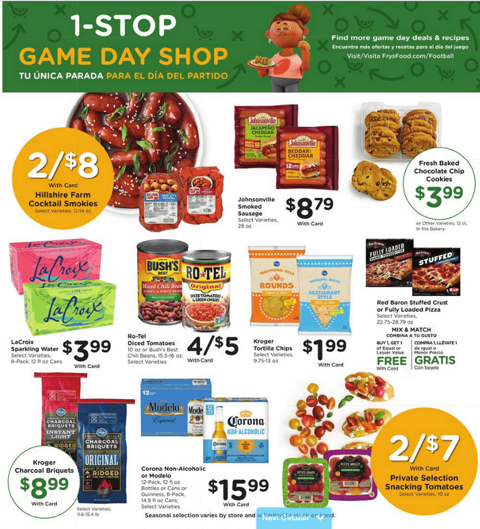 Fry's Food Weekly Ad Jan 07 – Jan 13, 2026