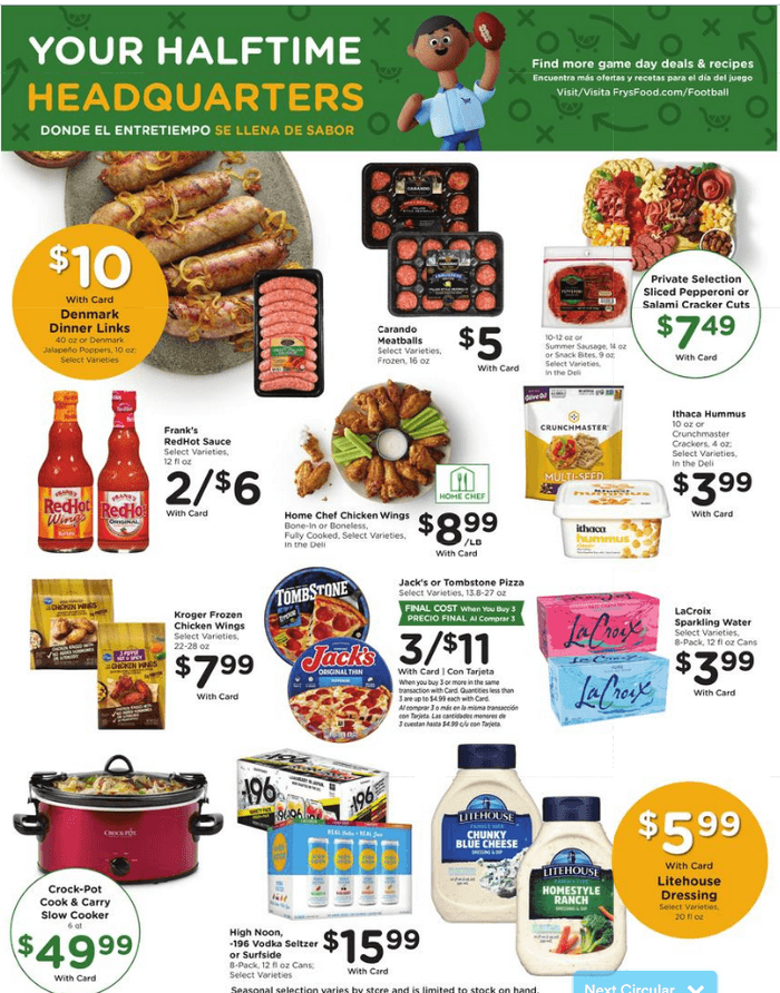 Fry's Food Weekly Ad Jan 14 – Jan 20, 2026