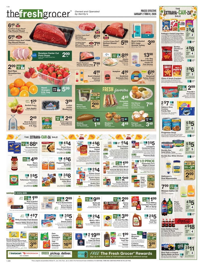 Gerrity's Supermarkets Weekly Ad Jan 02 – Jan 08, 2026