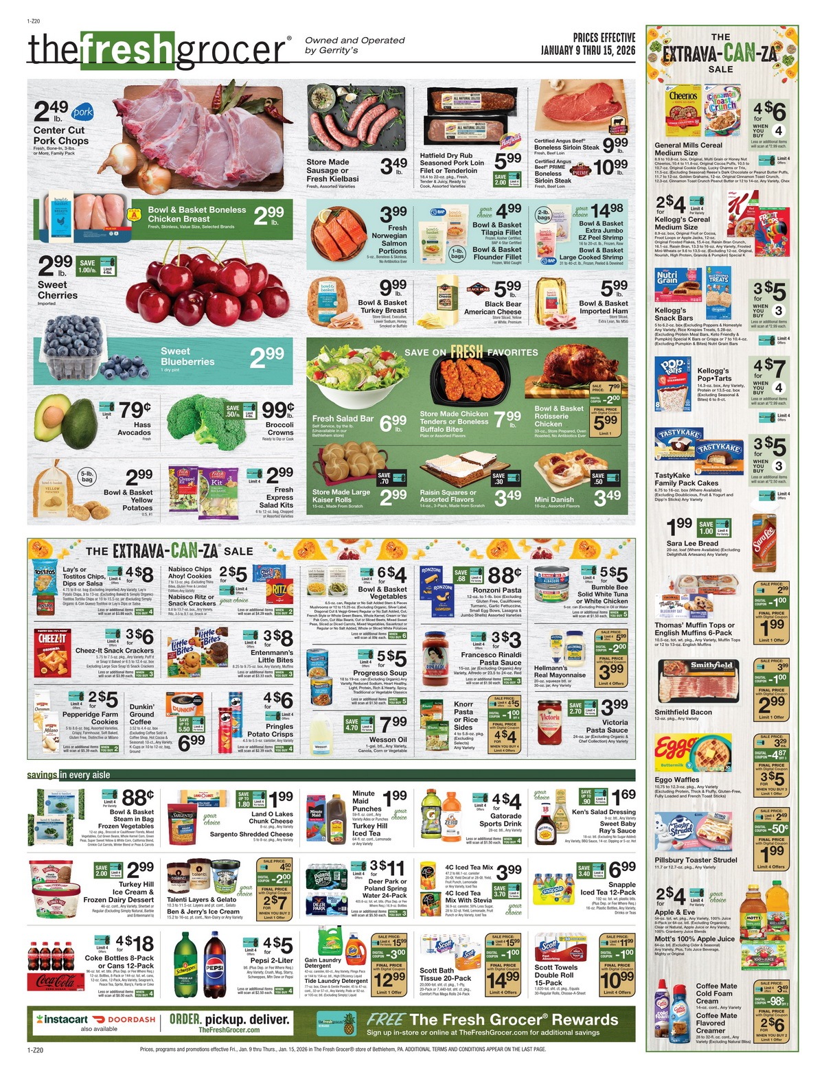 Gerrity's Supermarkets Weekly Ad Jan 09 – Jan 15, 2026