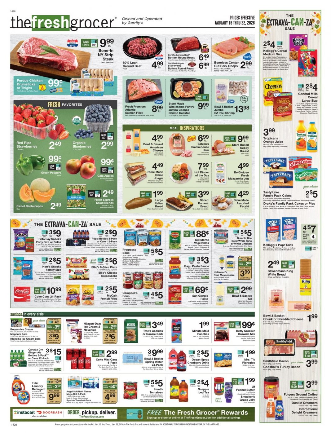 Gerrity's Supermarkets Weekly Ad Jan 16 – Jan 22, 2026