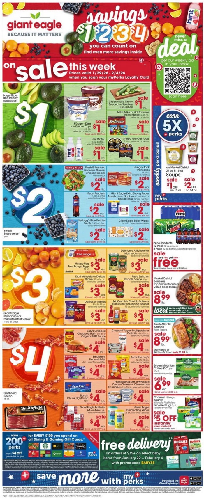 Giant Eagle Weekly Ad Jan 29 – Feb 04, 2026