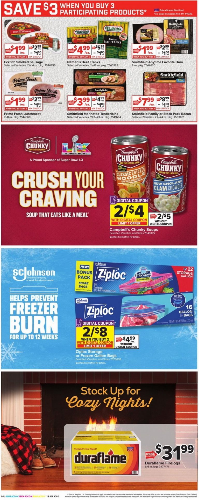 Giant Food Weekly Ad Jan 09 – Jan 15, 2026