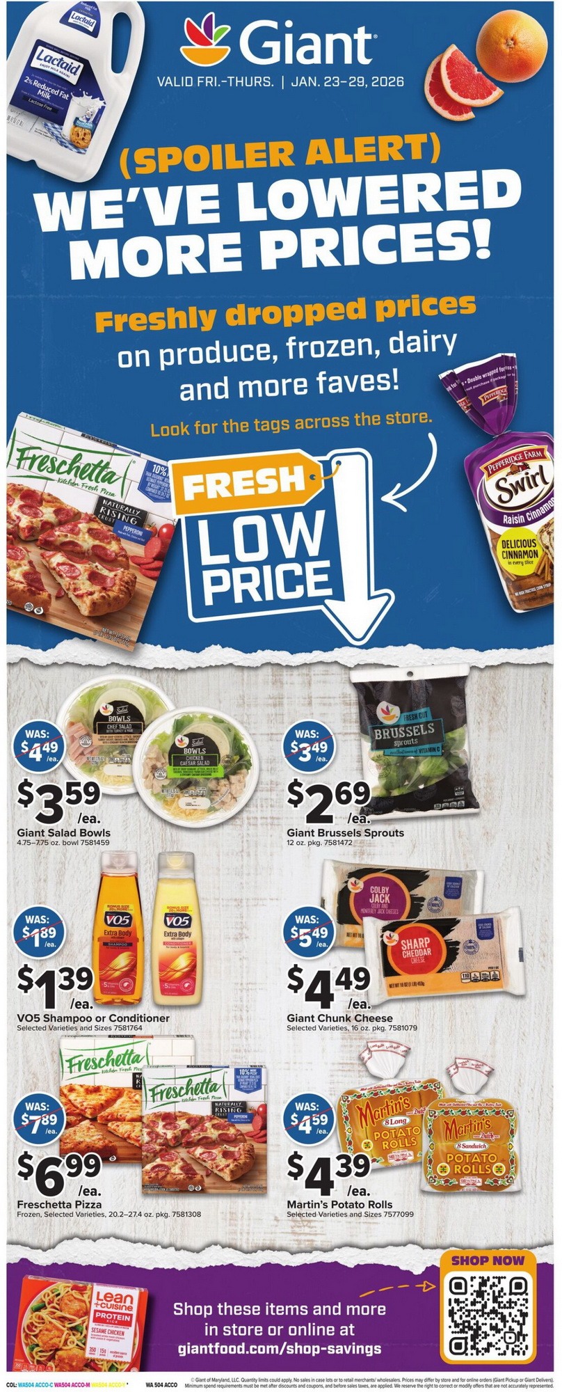 Giant Food Weekly Ad Jan 23 – Jan 29, 2026