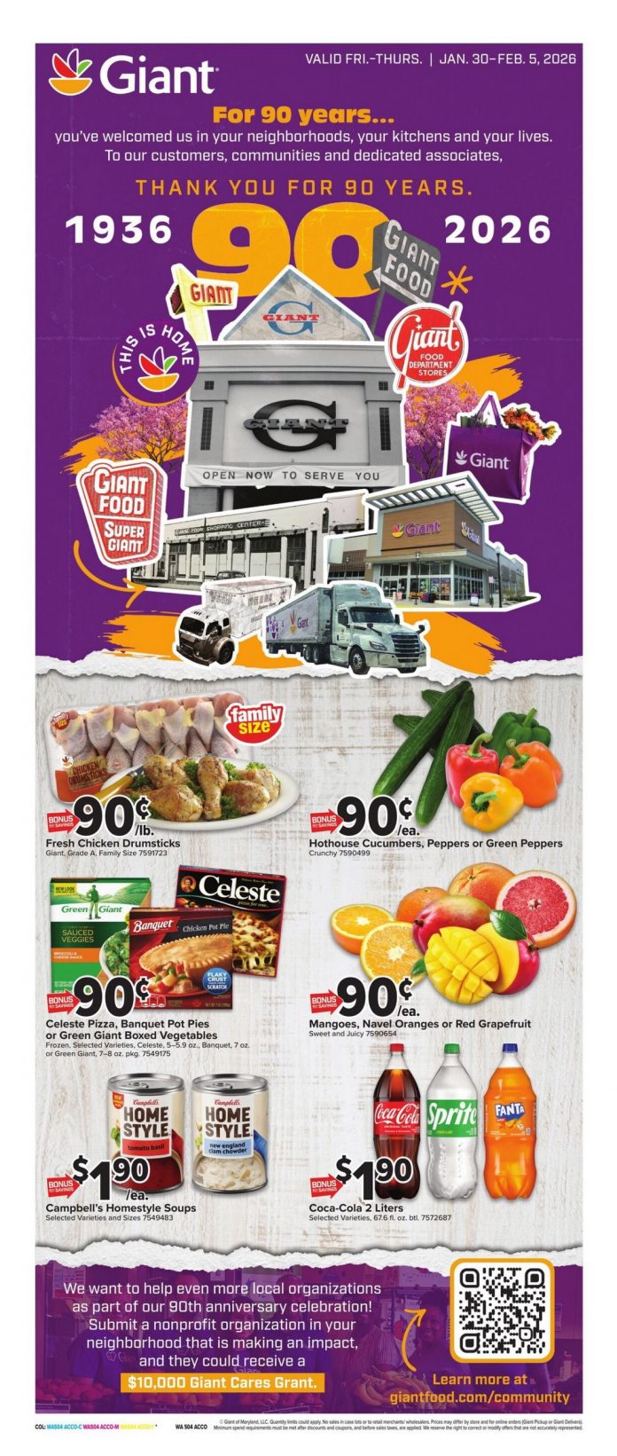 Giant Food Weekly Ad Jan 30 – Feb 05, 2026