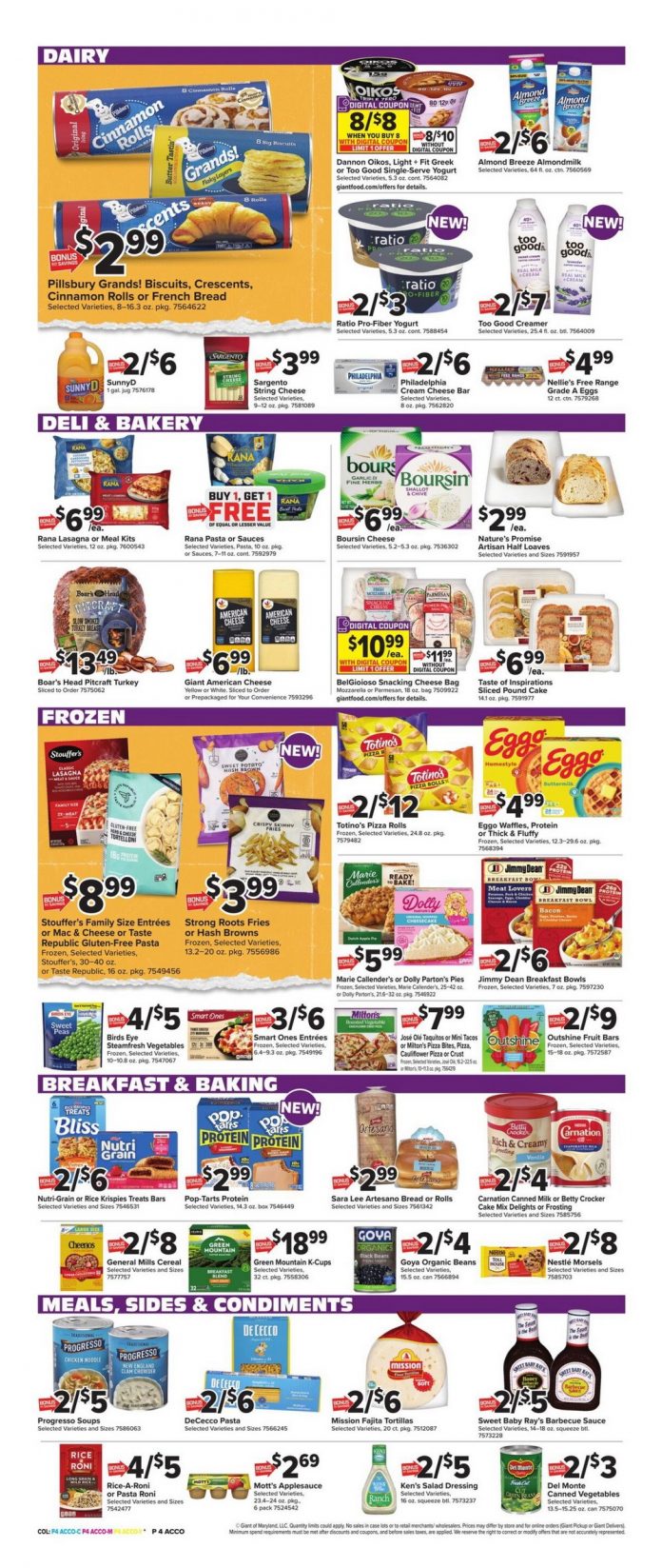 Giant Food Weekly Ad Jan 30 – Feb 05, 2026