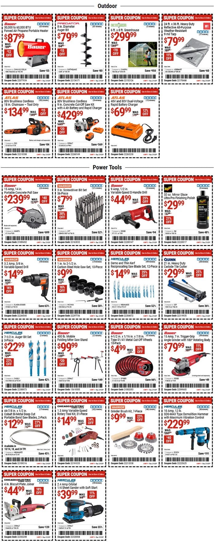 Harbor Freight Coupon Sale Jan 20 – Feb 01, 2026