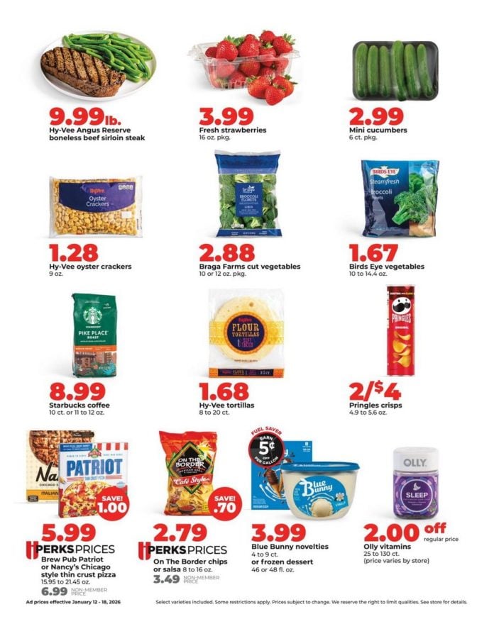 Hy-Vee Weekly Ad Jan 12 – Jan 18, 2026