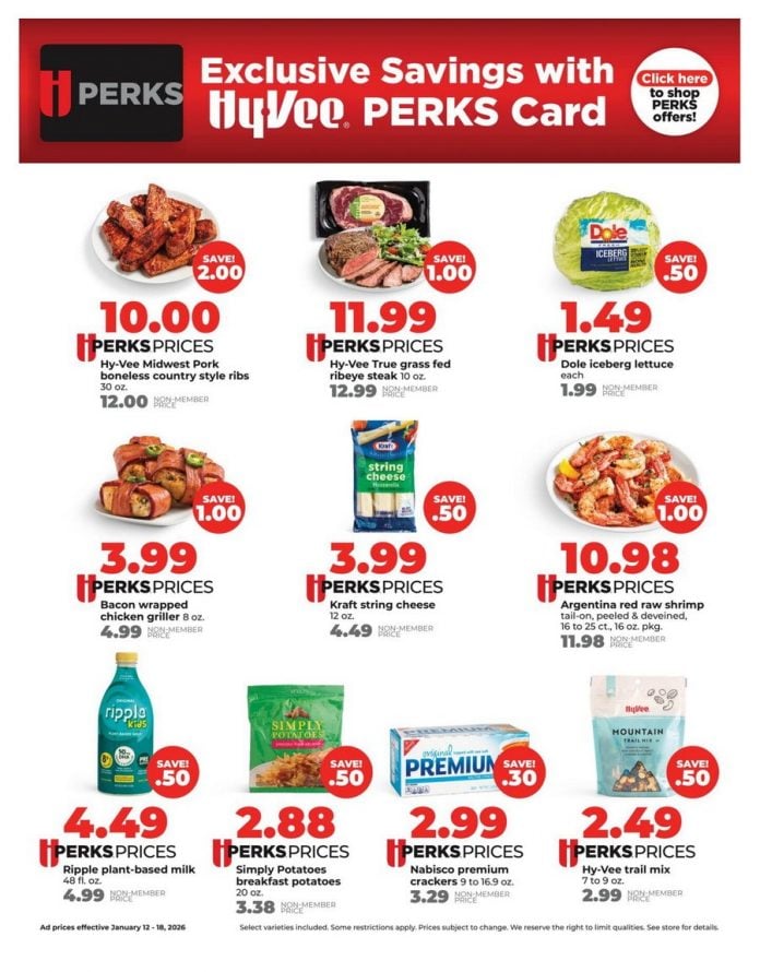 Hy-Vee Weekly Ad Jan 12 – Jan 18, 2026
