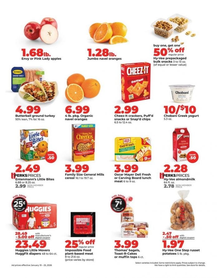 Hy-Vee Weekly Ad Jan 19 – Jan 25, 2026