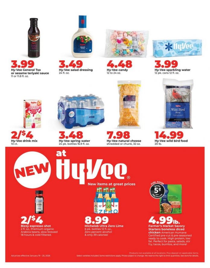 Hy-Vee Weekly Ad Jan 19 – Jan 25, 2026