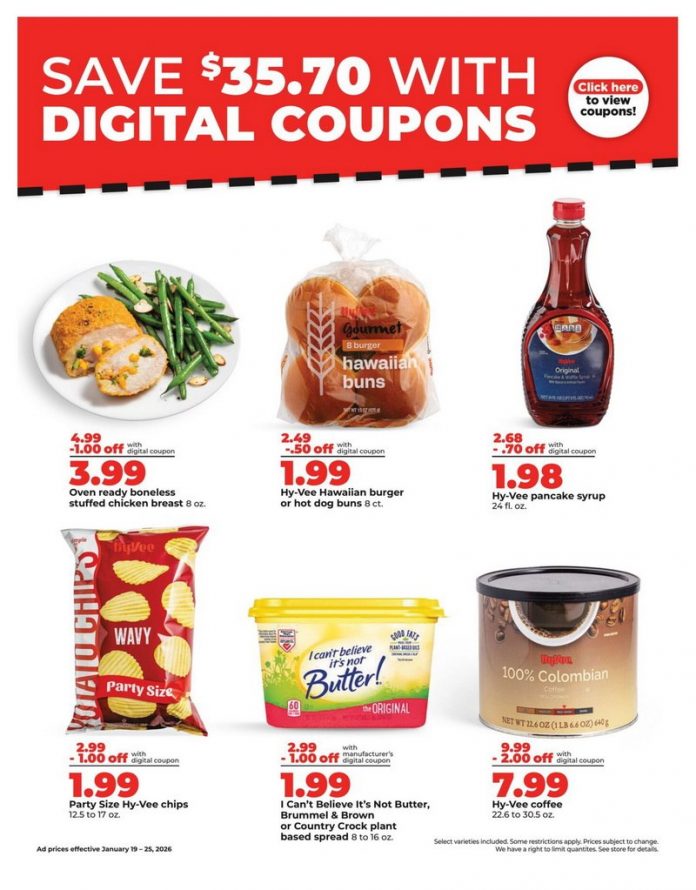 Hy-Vee Weekly Ad Jan 19 – Jan 25, 2026