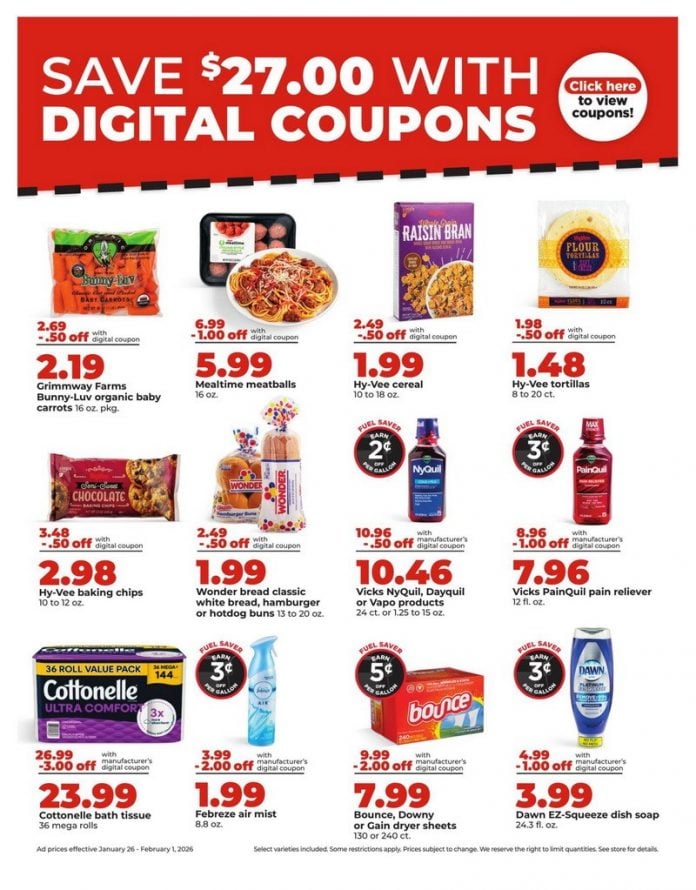 Hy-Vee Weekly Ad Jan 26 – Feb 02, 2026
