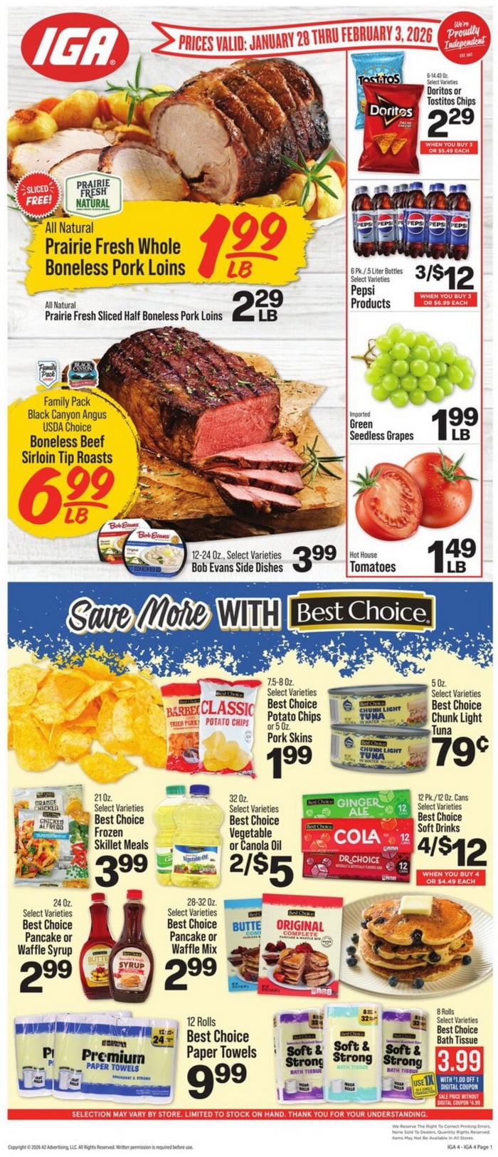 IGA Weekly Ad Jan 28 – Feb 03, 2026