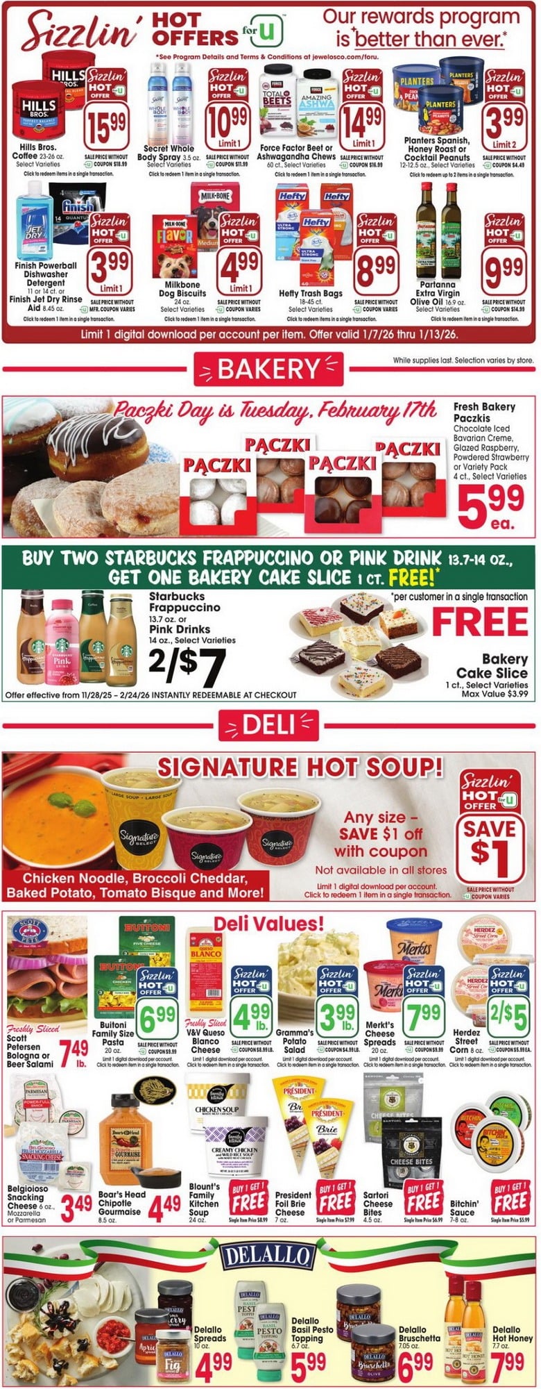 Jewel Osco Weekly Ad Jan 07 – Jan 13, 2026 (New Year Promotion Included)