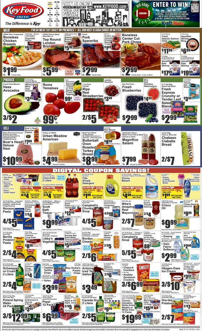 Key Food Weekly Ad Jan 09 – Jan 15, 2026