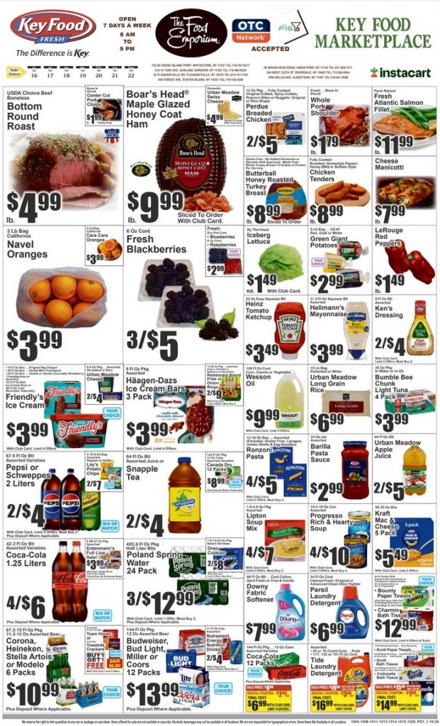 Key Food Weekly Ad Jan 16 – Jan 22, 2026