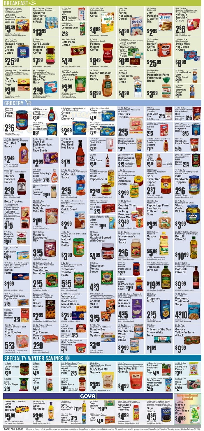 Key Food Weekly Ad Jan 30 – Feb 05, 2026