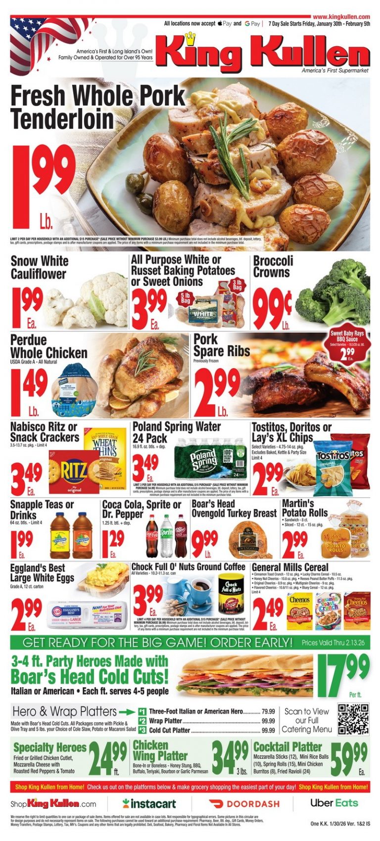 King Kullen Weekly Ad Jan 30 – Feb 05, 2026 (Valentine's Day Promotion ...