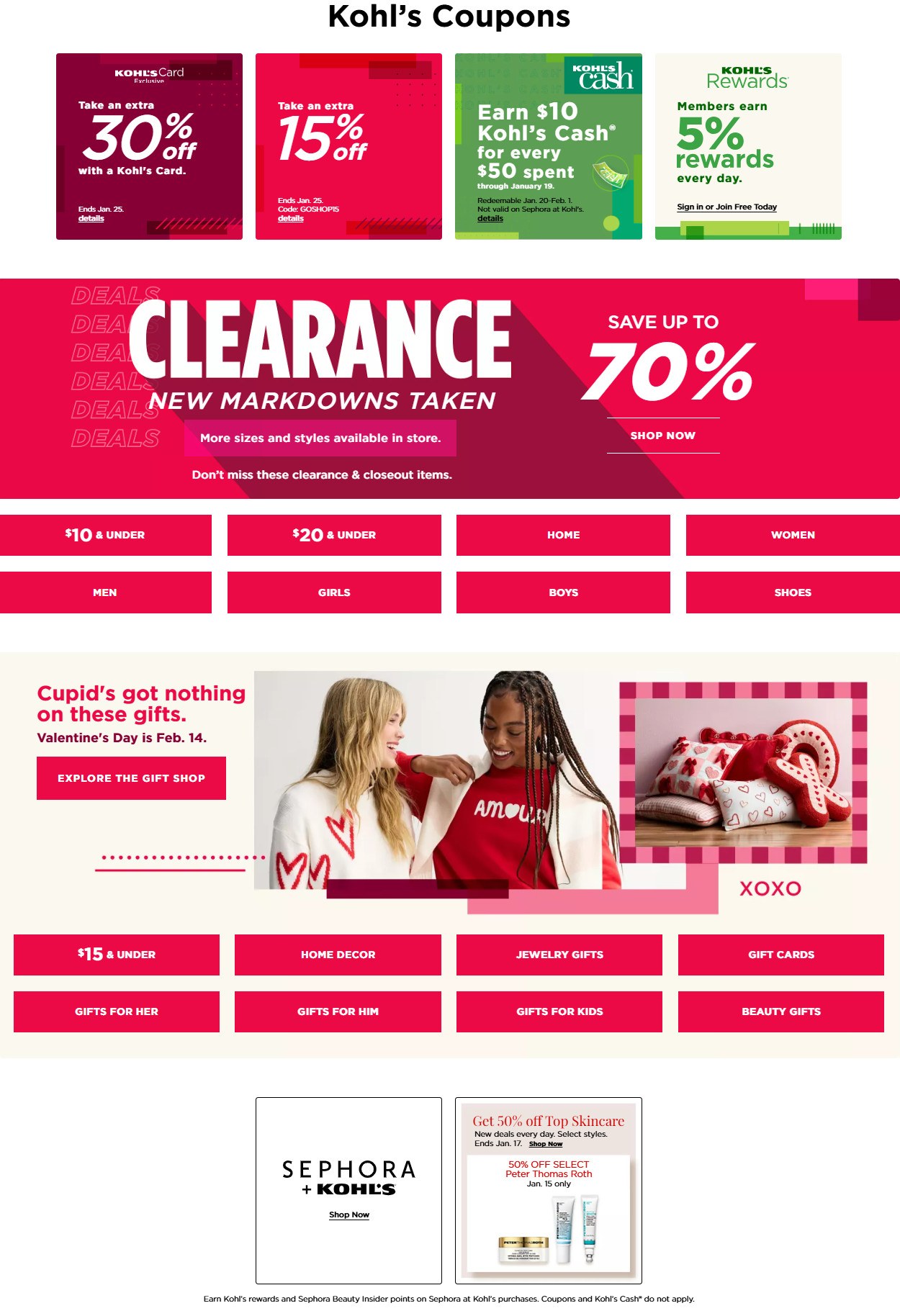 Kohl's Coupon Ad Until Jan 25, 2026 (Valentine's Day Promotion Included)