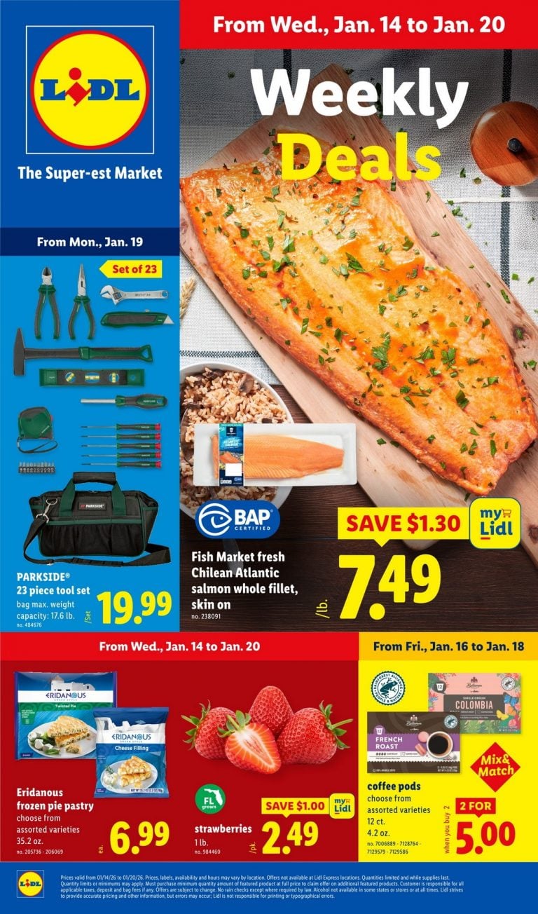 Lidl Weekly Ad Jan 14 – Jan 20, 2026 (Valentine's Day Promotion Included)