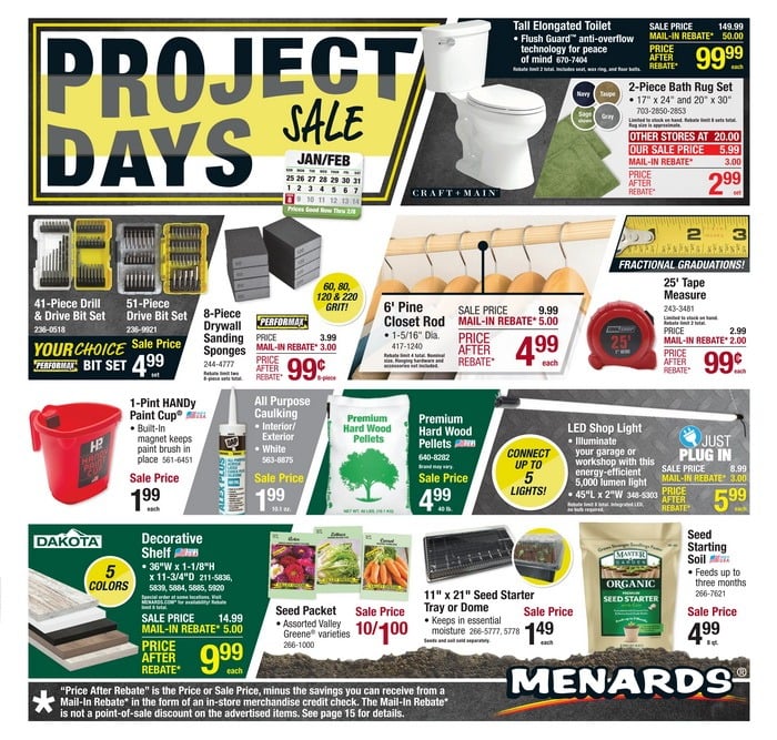 Menards Weekly Ad Jan 25 – Feb 08, 2026
