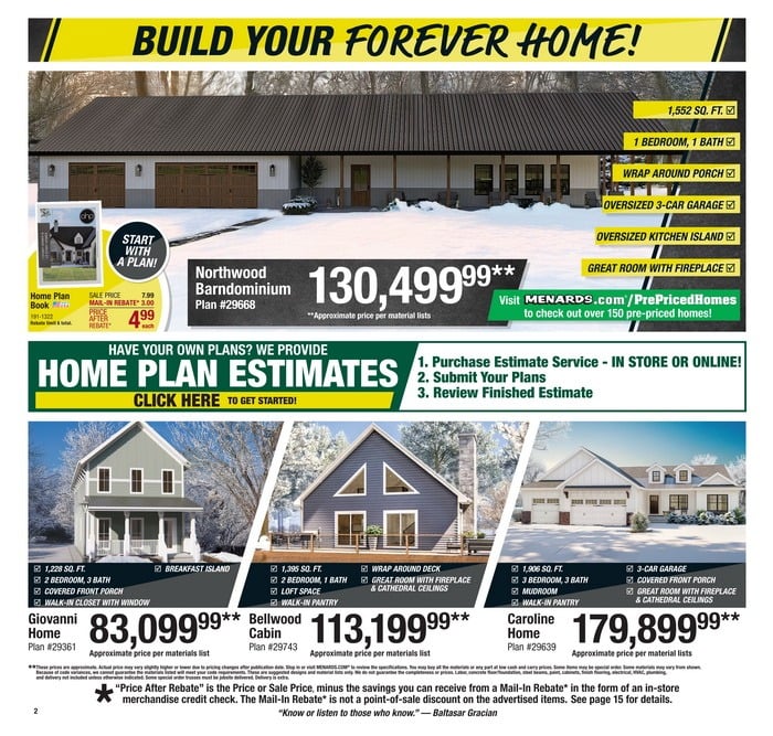 Menards Weekly Ad Jan 25 – Feb 08, 2026