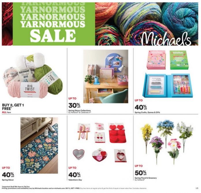 Michaels Weekly Ad Jan 18 – Jan 24, 2026 (Valentine's Day Promotion ...