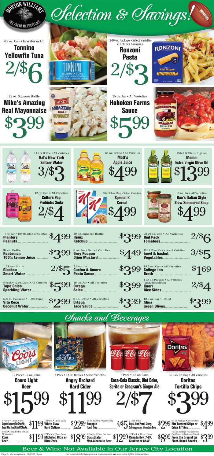 Morton Williams Weekly Ad Jan 30 – Feb 05, 2026